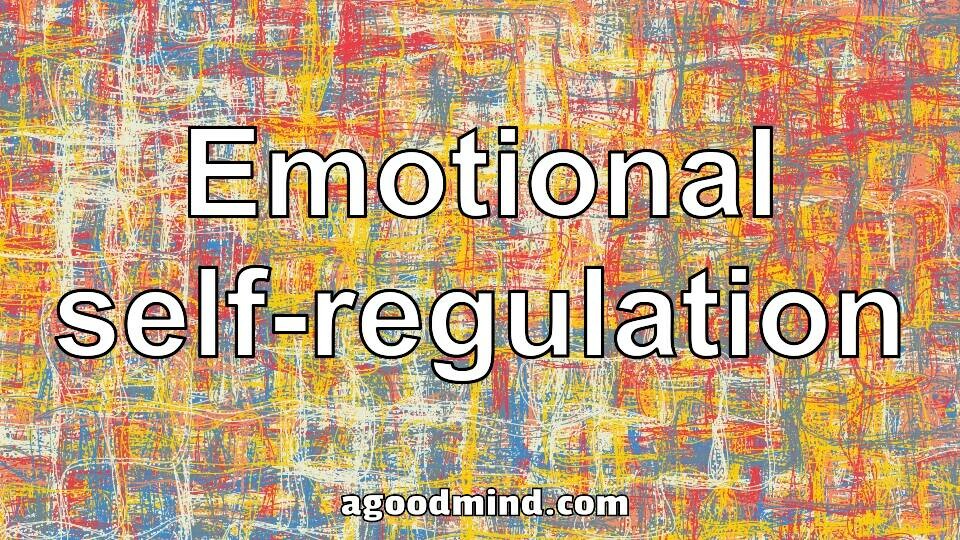 Emotional self-regulation – A Good Mind
