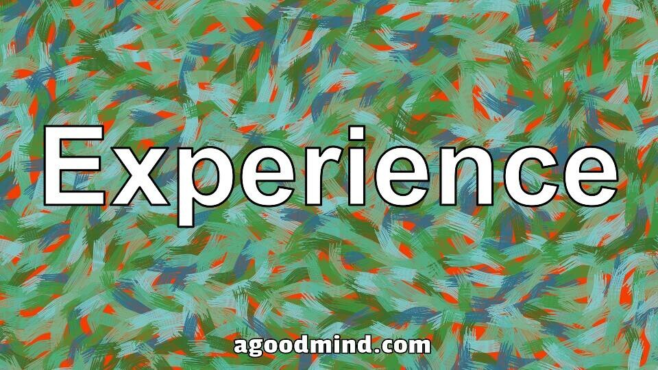 Experience – A Good Mind
