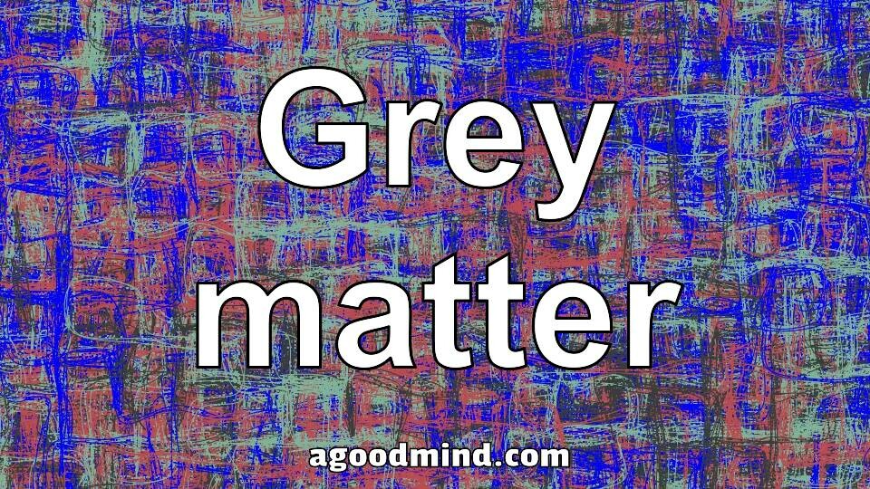 Grey matter – A Good Mind