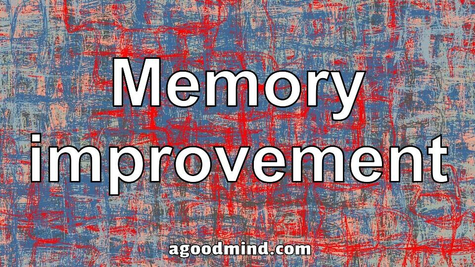 Memory improvement – A Good Mind