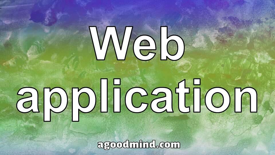 Web application – A Good Mind