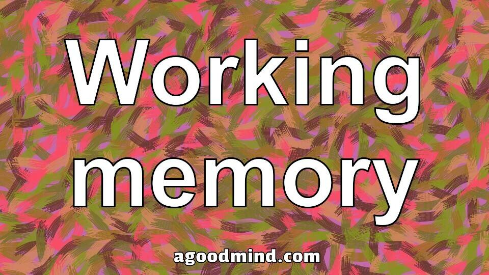 Working memory – A Good Mind