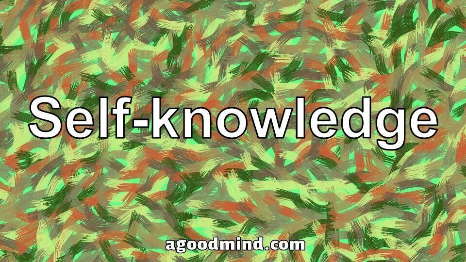 Self-knowledge – A Good Mind
