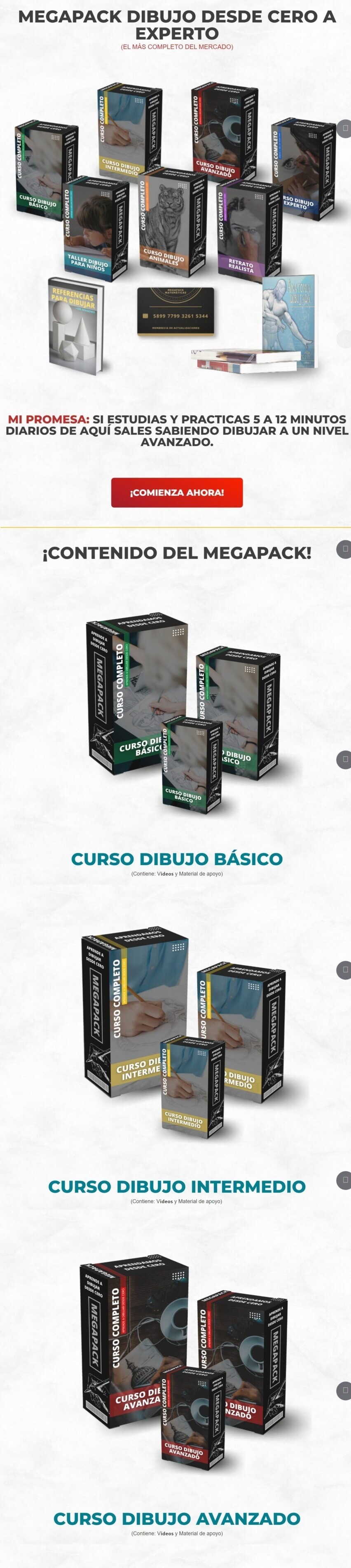 MEGAPACK Dibujo desde Cero a Experto - CursosExclusivos.com